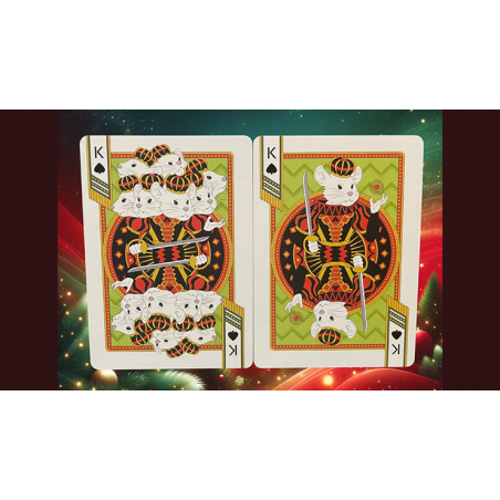 Bicycle Nutcracker (Red) Playing Cards